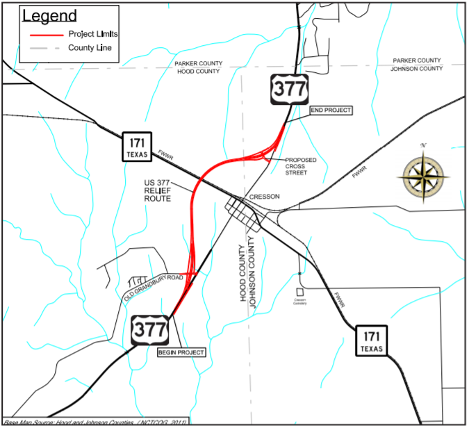 TxDOT US 377 Cresson Relief Route | HVJ Associates